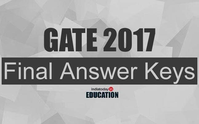 GATE 2017: Final answer keys released at gate.iitr.ernet.in - India Today