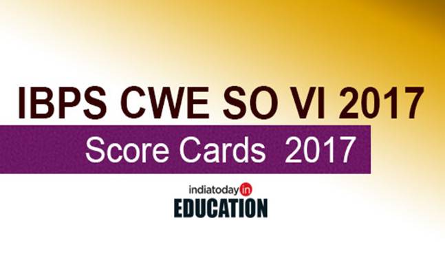 IBPS CWE SO VI 2017: Score cards released at ibps.in, check now - India ...