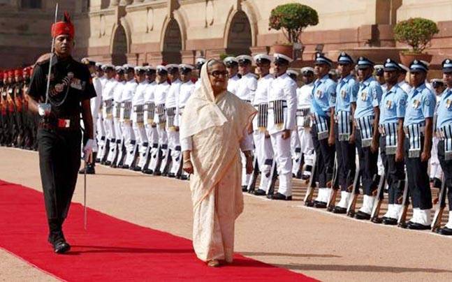 Sheikh Hasina accorded ceremonial welcome at Rashtrapati Bhavan, to hold bilateral meet with ...