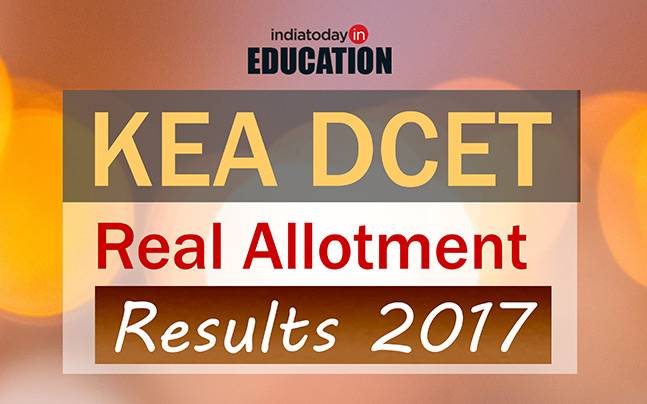KEA DCET Real Allotment Results 2017 to be out today at kea.kar.nic.in ...