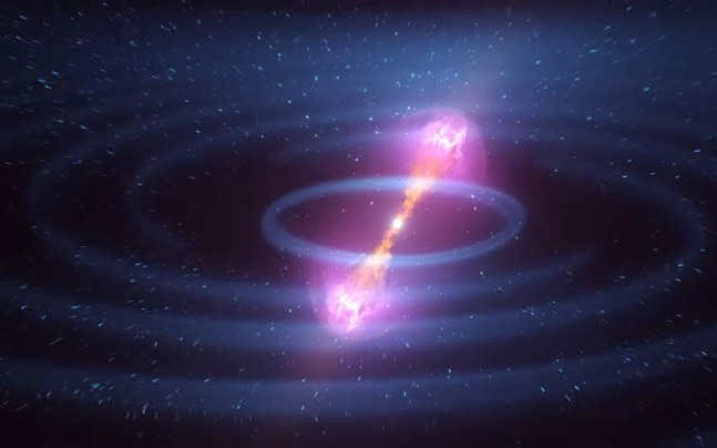 Universe's most spectacular fireworks: This cosmic crash may be where ...