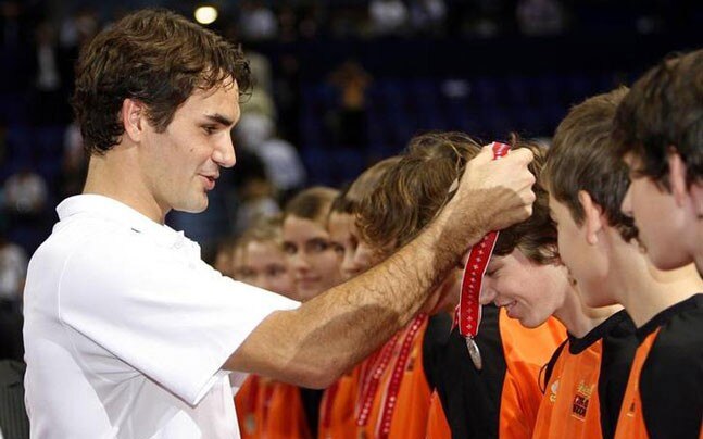 Roger Federer, the 19-time Grand Slam champion, wants to stay ball boy ...