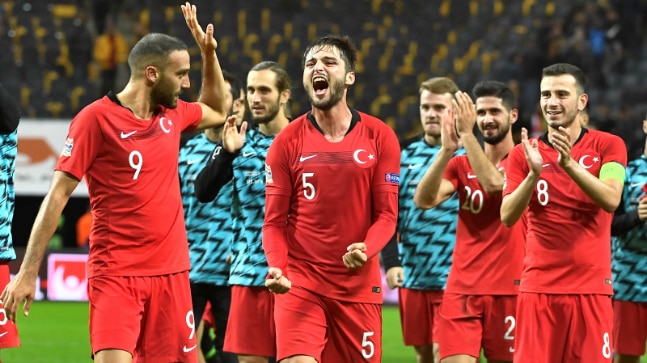UEFA Nations League: Emre Akbaba double gives Turkey 3-2 win over ...