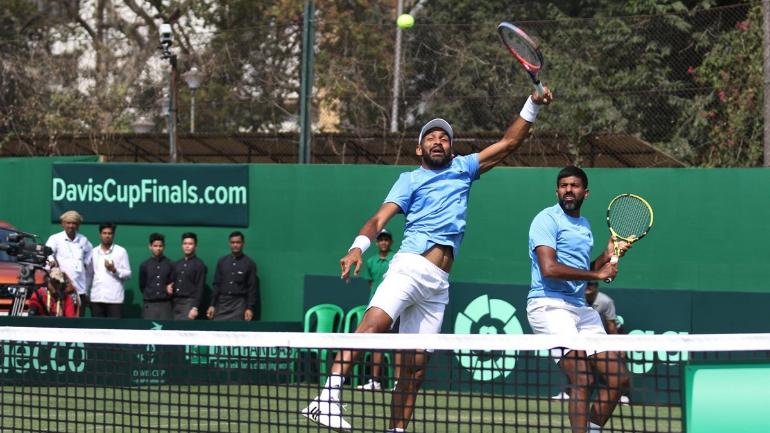 Indian tennis slips on grass - India Today