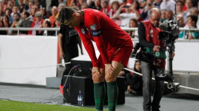 Euro 2020 qualifiers: Ronaldo not too worried after leg injury in ...