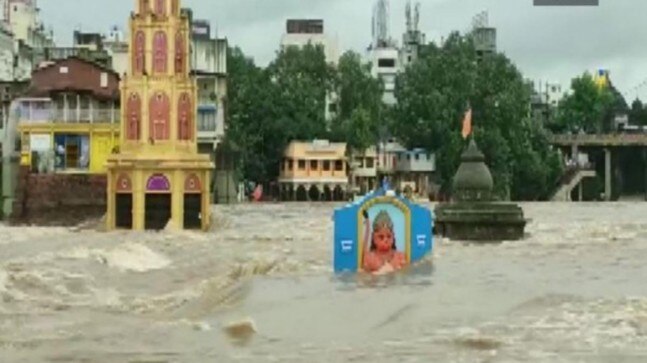 Maharashtra: Heavy rains in Nashik, Godavari river above danger mark - India News