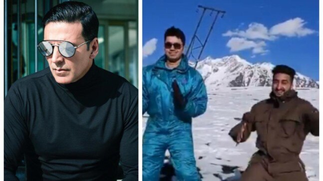 Akshay Kumar shares coolest Bala Challenge ever, literally. Watch viral ...