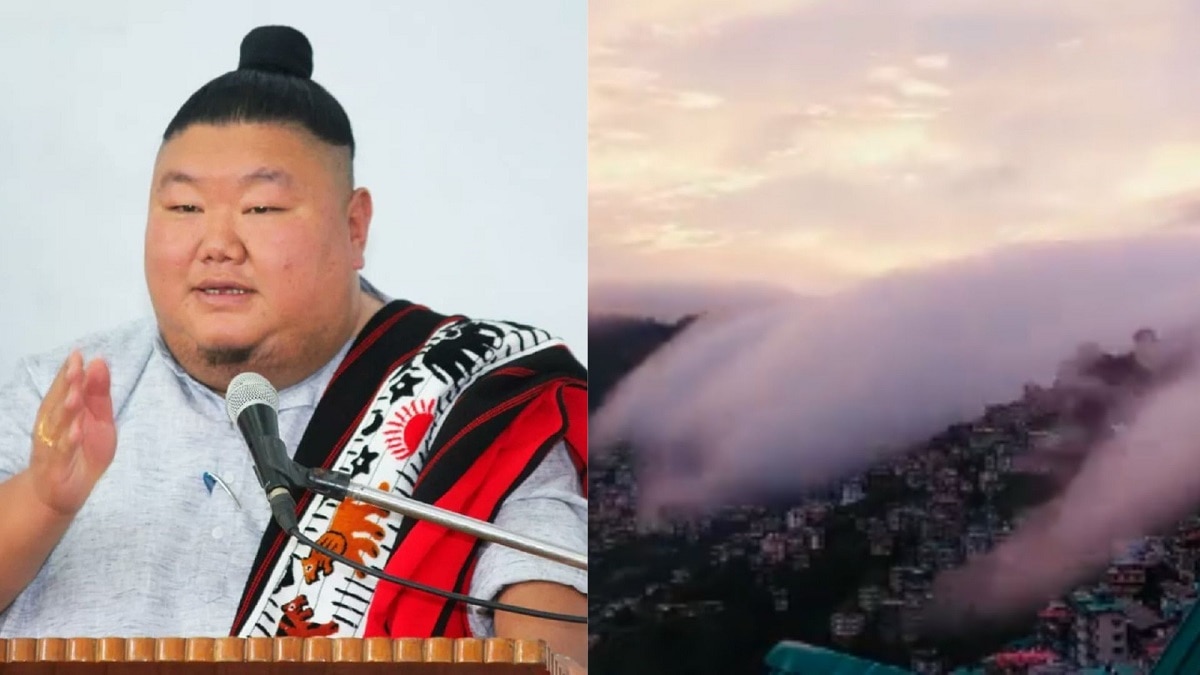 Nagaland Minister Temjen Imna Along shares mesmerising video of clouds floating down valley. He ...