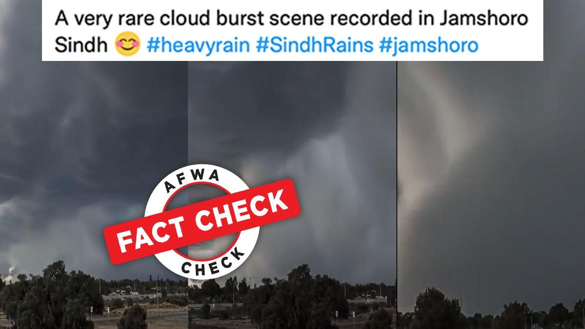 Fact Check: This cloudburst is NOT from Pakistan! 2020 video from Australia viral with false ...