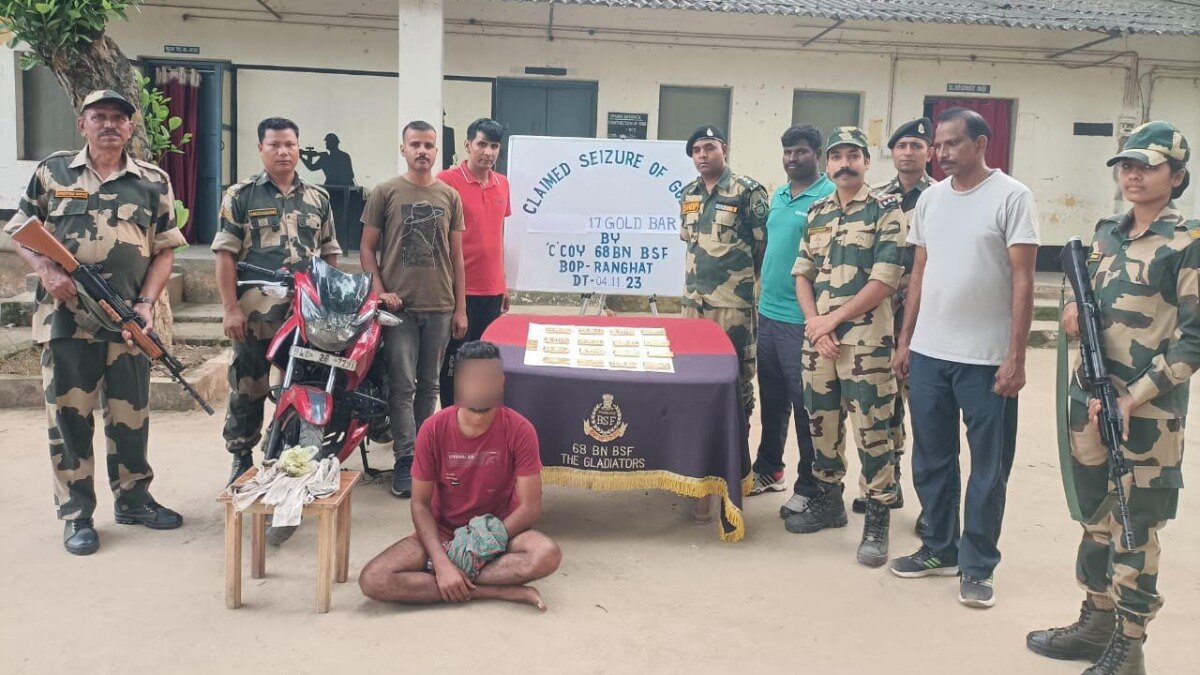 Gold bars worth Rs 10.25 crore seized near Indo-Bangladesh border, 1 ...