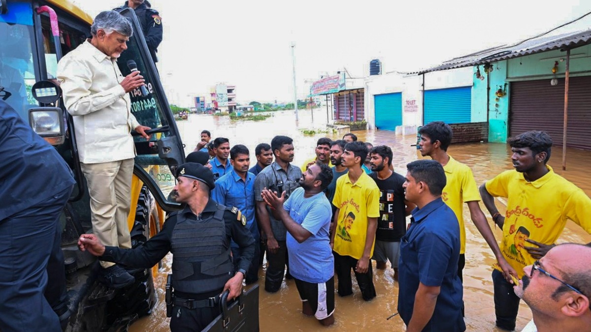 Andhra Pradesh floods: Chandrababu Naidu warns boat operators against charging flood victims ...
