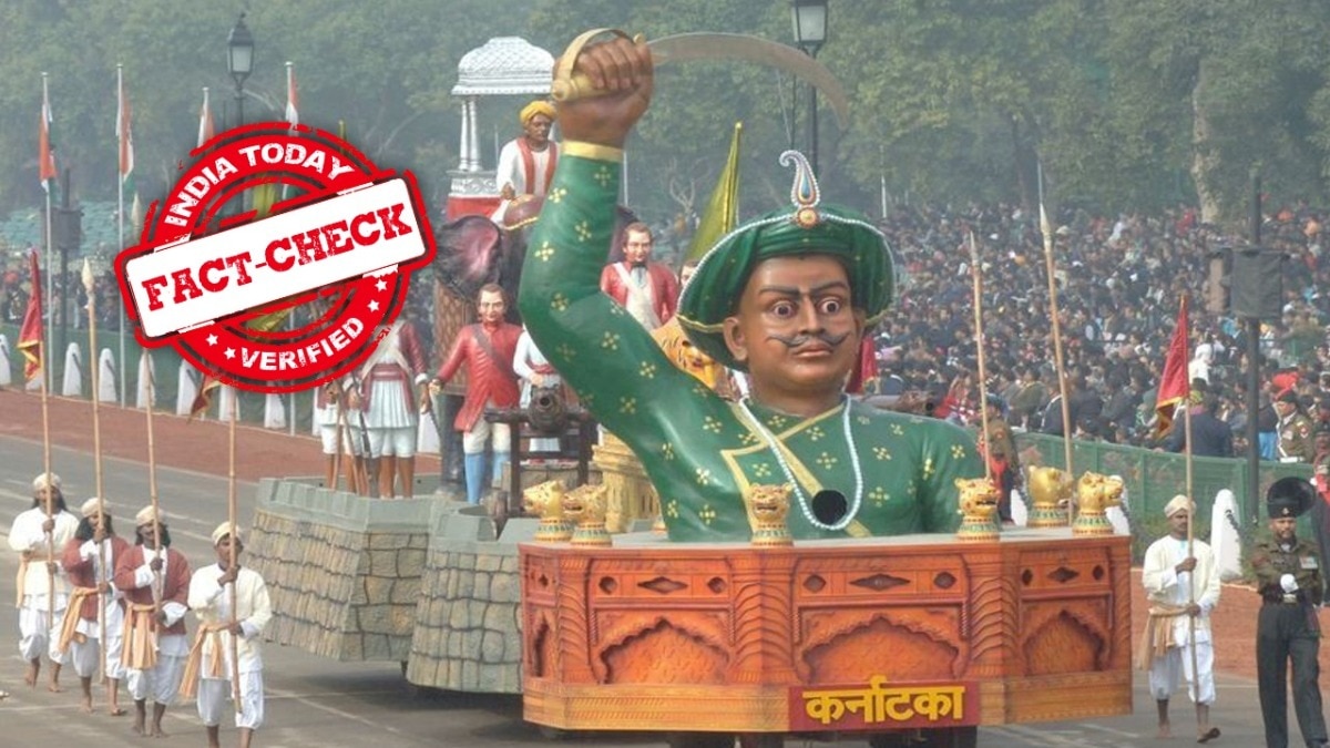 Fact Check Old Photo Of Tipu Sultan Tableau Falsely Linked To 76th