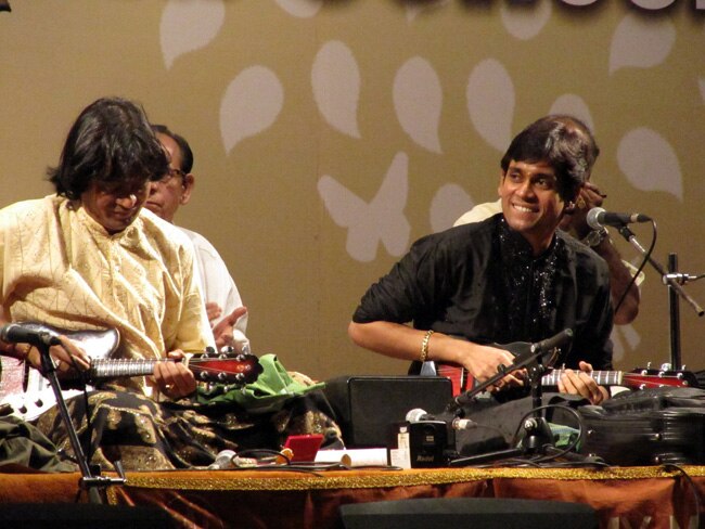 U Srinivas and U Rajesh at Swar Utsav - India Today