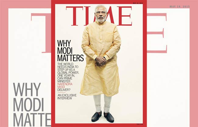 Constitution of India only holy book, says Modi in Time magazine ...