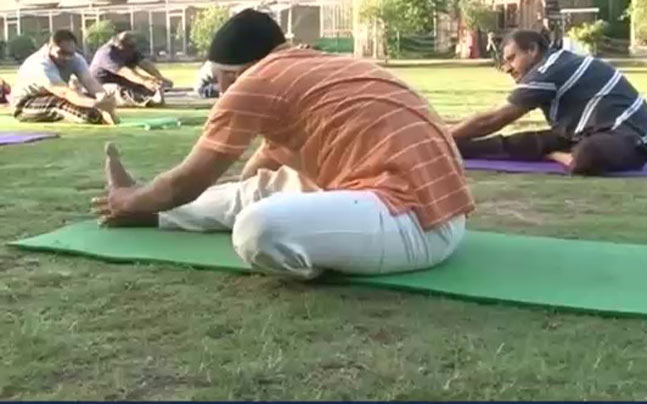 Pakistan practising yoga - India Today