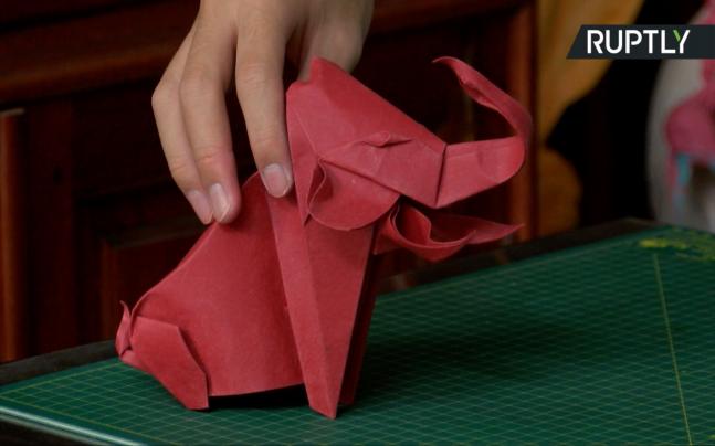 Origami Master Makes Elaborate Creations Using Only One Sheet of Paper ...