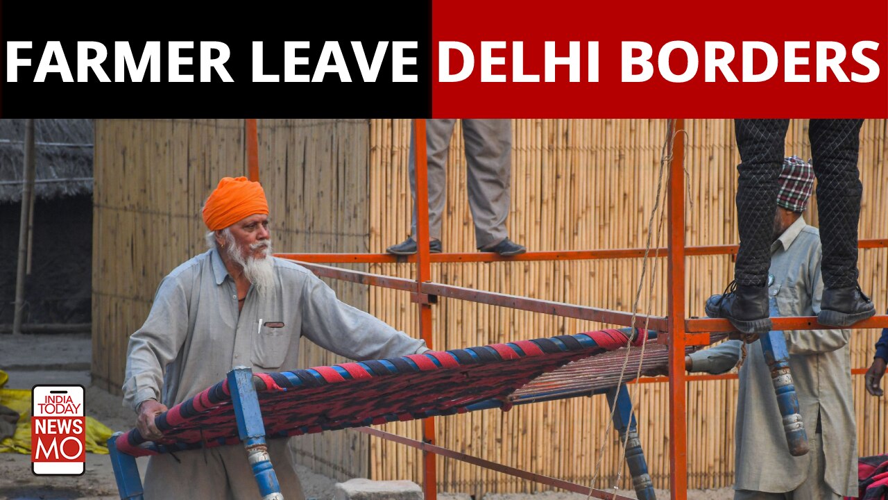 Singhu Border: After A Historic Win, Farmers Prepare To Leave After A ...