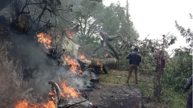 CDS chopper crash: 11 bodies recovered from crash site