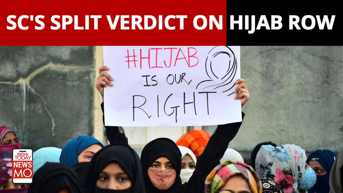 Karnataka Hijab Ban Row Scs Two Judge Bench Delivers Split Verdict