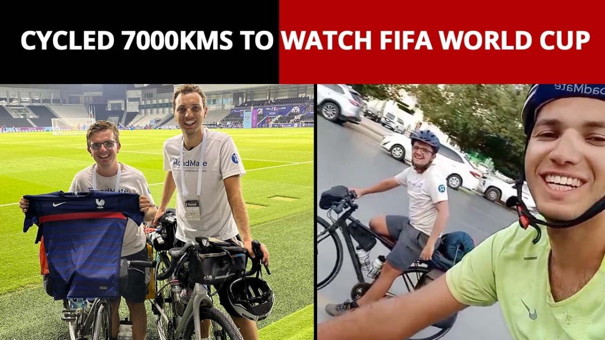 Meet the Frenchmen who Cycled to watch the Football world cup in Qatar ...