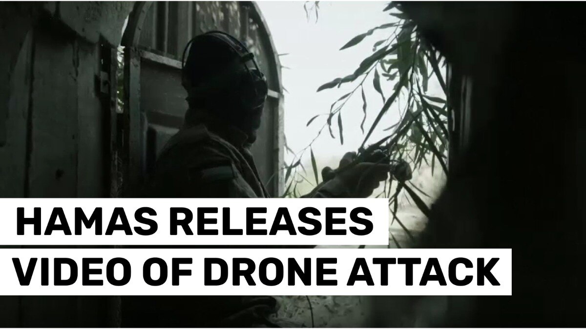 Watch: Hamas releases video of drone attacks from Gaza - India Today
