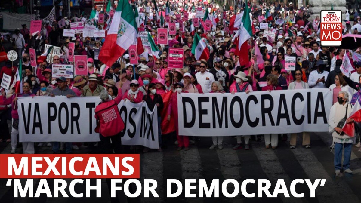 Mexicans stage demonstration, 'march for democracy’ ahead of general ...