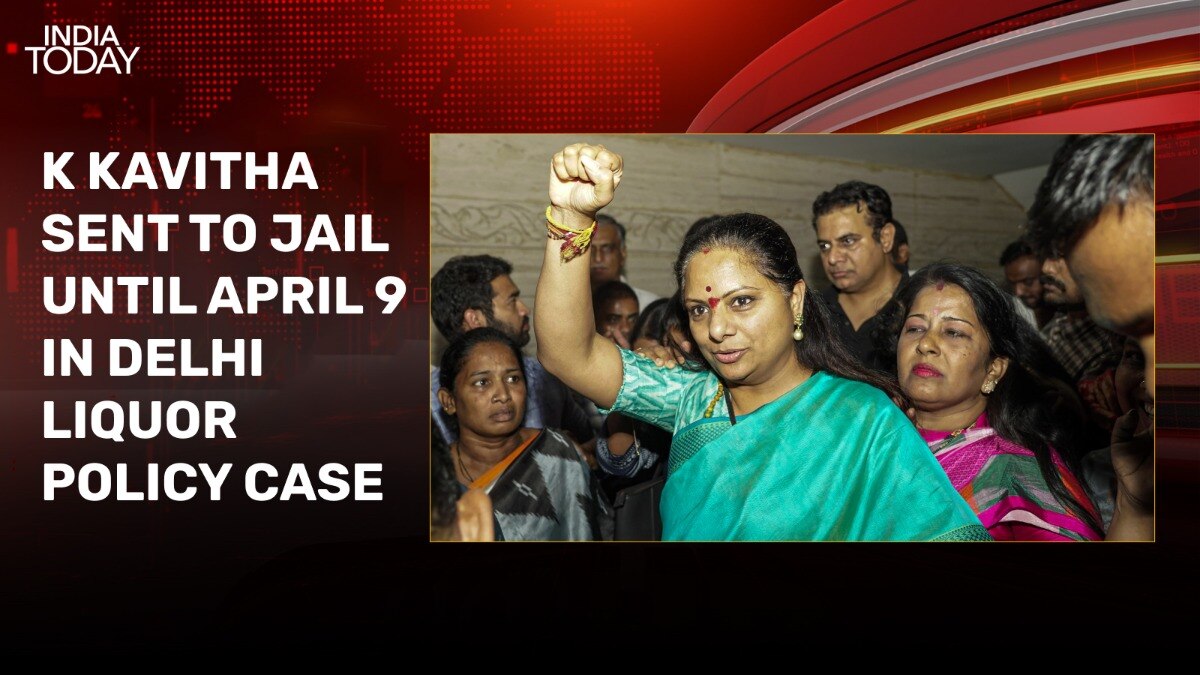 BRS leader Kavitha remanded in judicial custody in excise policy case - India Today