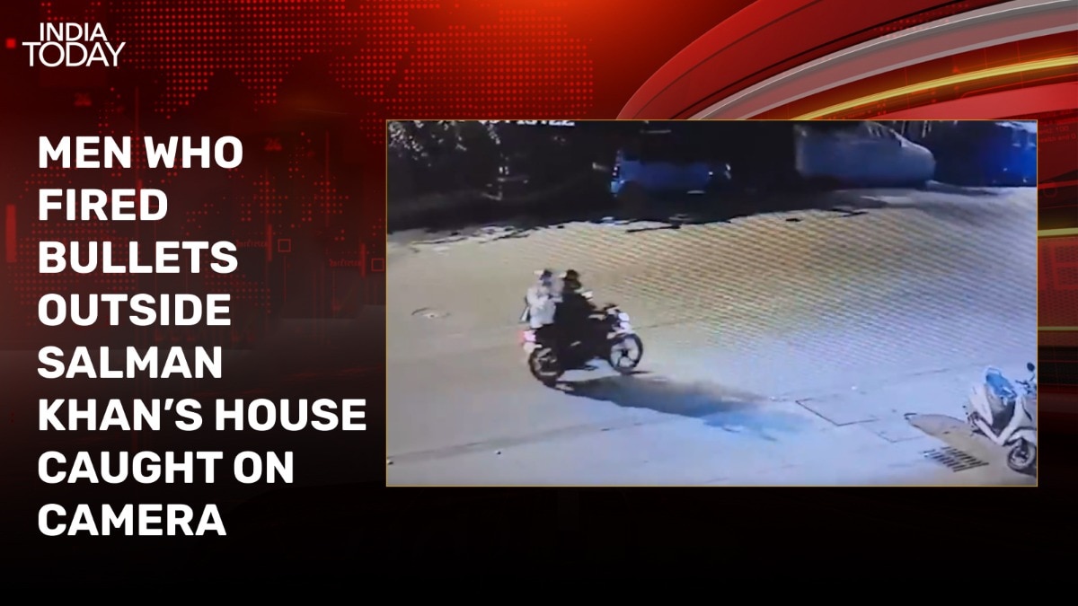 On Camera Suspects Involved In Firing Gunshots Outside Salman Khans