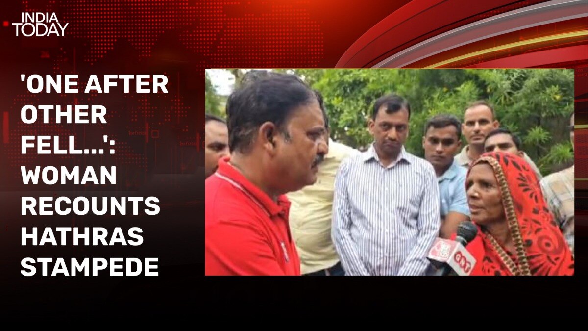 Hathras stampede: Satsang eyewitnesses recounts horror - India Today