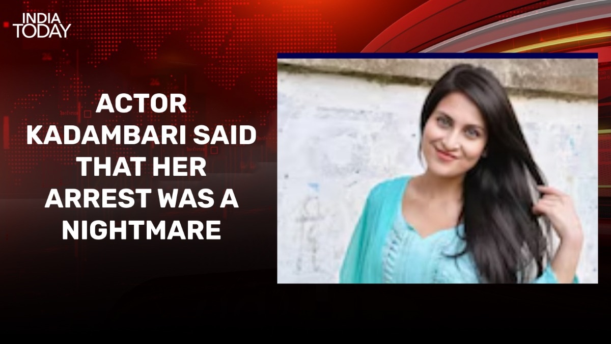Actor Kadambari speaks on her 'illegal arrest', says family harassed by cops - India Today