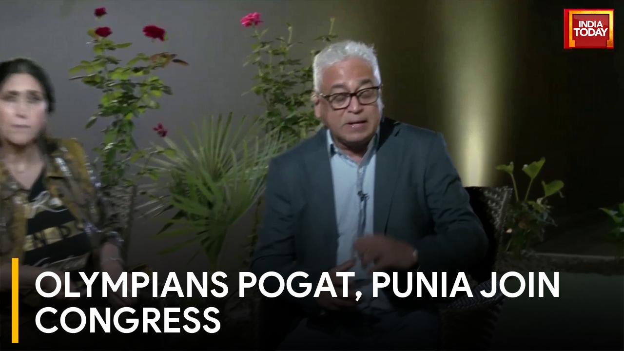 Olympians Pogat, Punia Join Congress - India Today