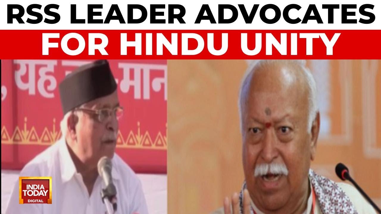 RSS leader urges Hindus to unite beyond caste divide - India Today