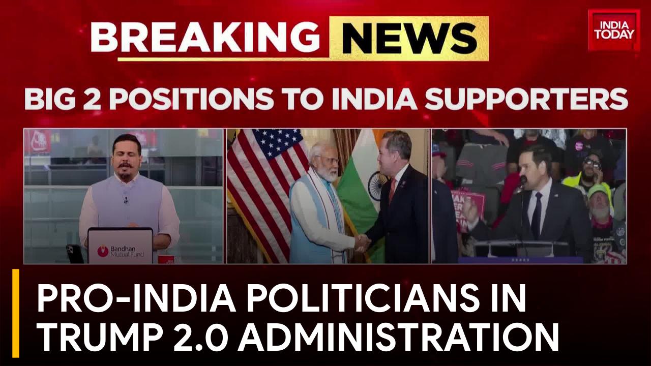 Pro-India Politicians in Trump 2.0 Administration - India Today