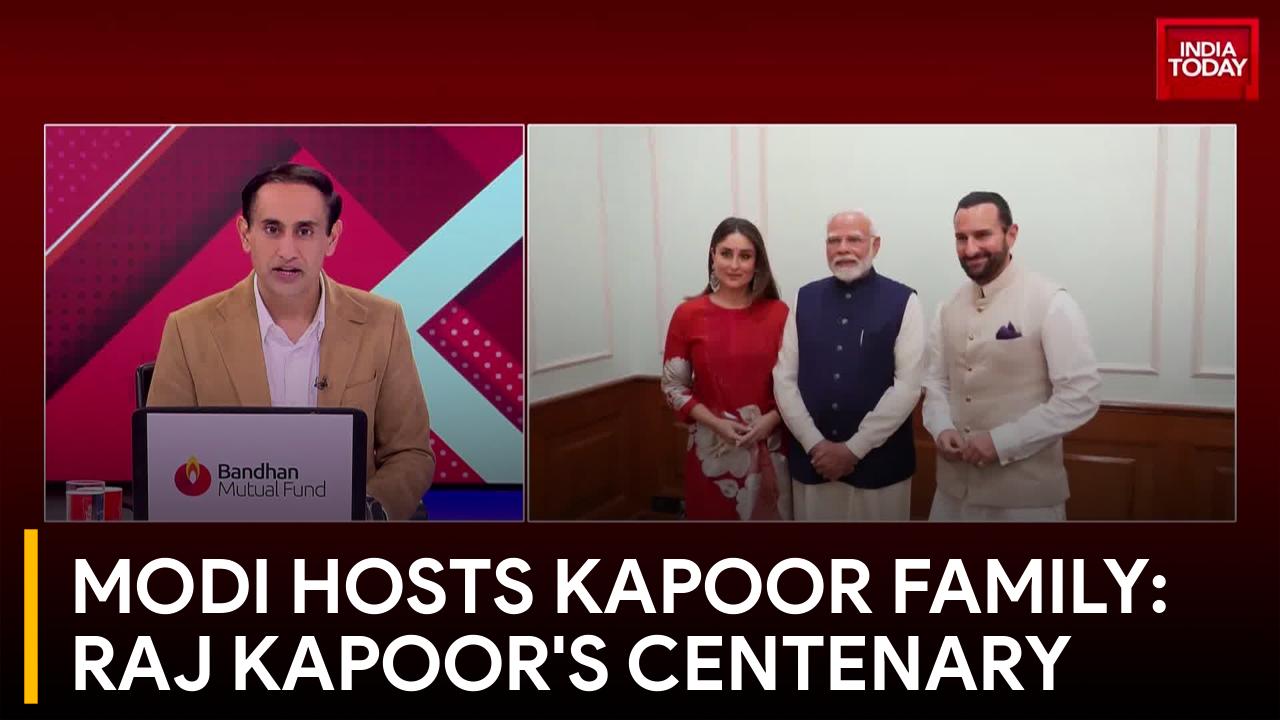 Modi Hosts Kapoor Family: Raj Kapoor's Centenary - India Today