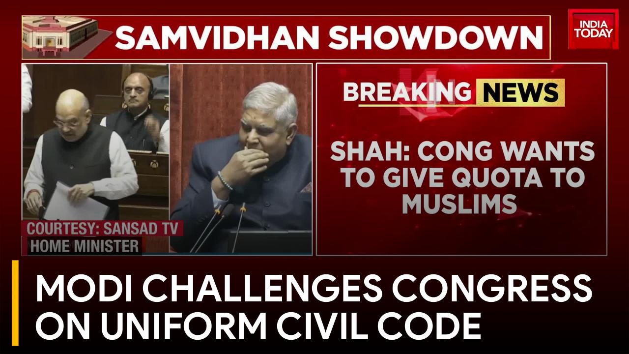 Modi questions Congress on Uniform Civil Code, cites Constitution's ...