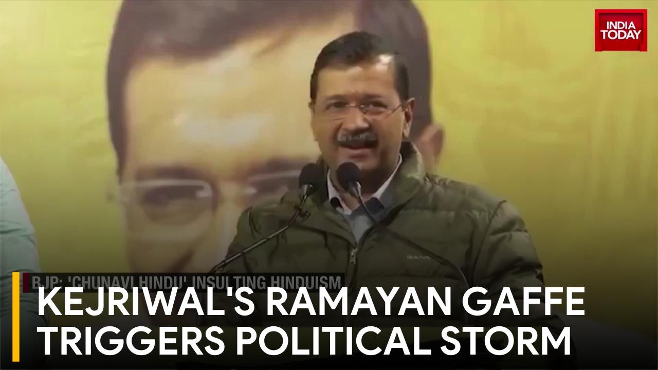 Kejriwal's Ramayan Gaffe Triggers Political Storm - India Today