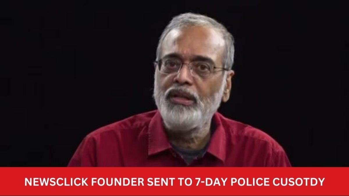 NewsClick founder Prabir Purkayastha, HR head sent to 7-day police custody - India Today