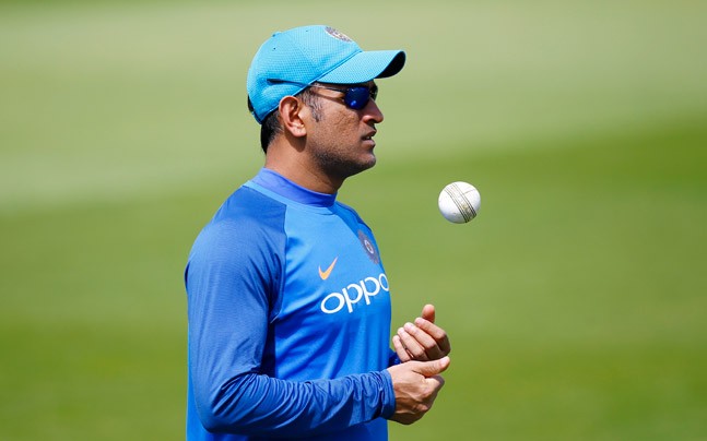 Watch: MS Dhoni troubles batsmen with some serious swing in Dharamsala ...