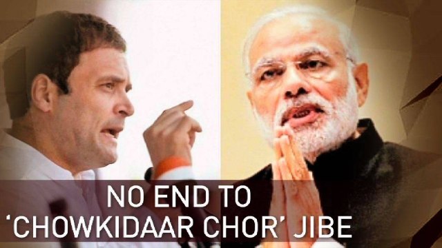 Rahul Gandhi takes on Prime Minister Narendra Modi with ‘Chowkidar Chor ...