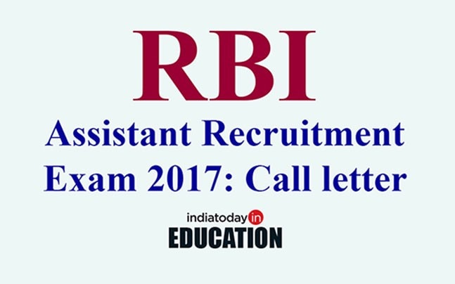 RBI Assistant Recruitment Prelims 2017: Call letter released at rbi.org ...