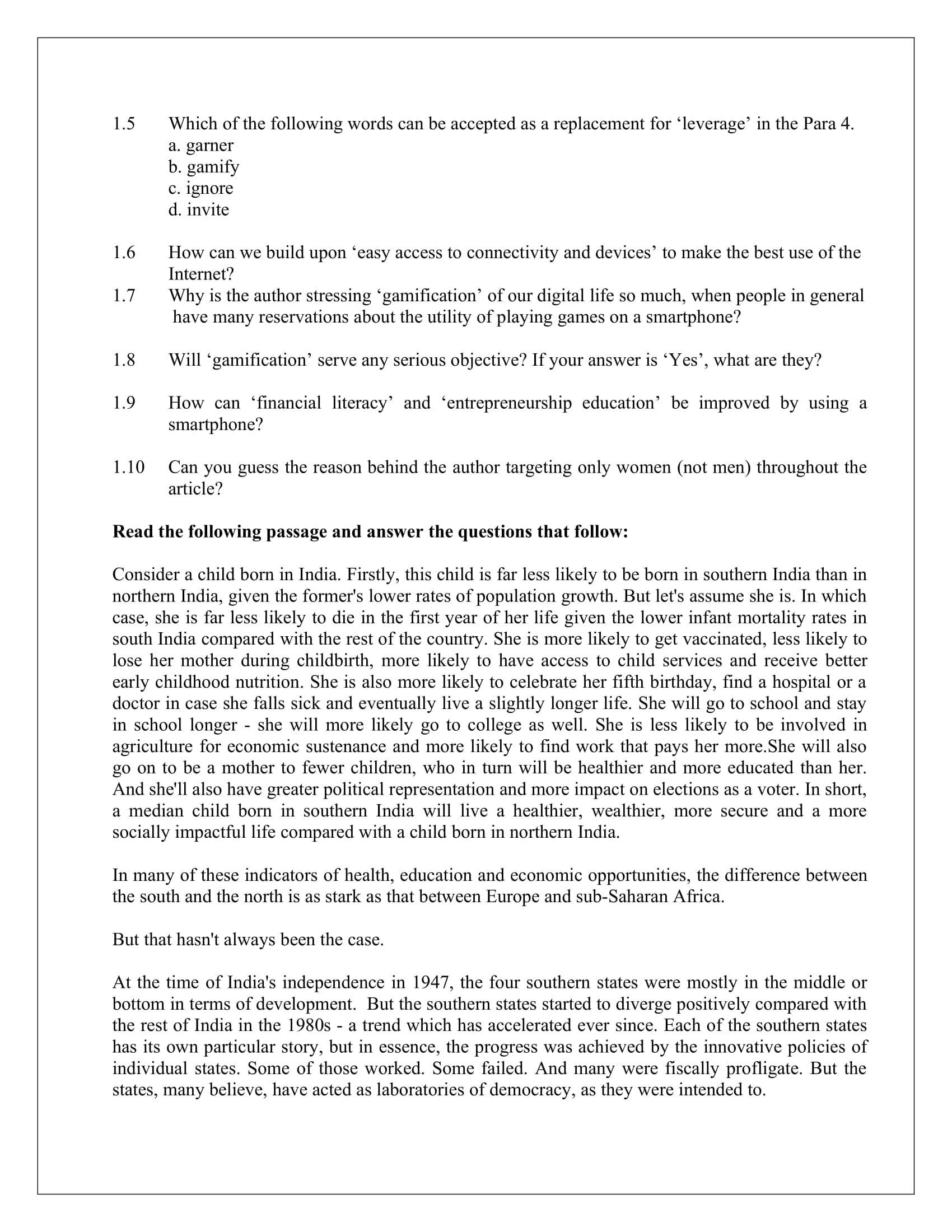 Cbse Class 12 English Sample Paper For Board Exam 2023 Practise For A
