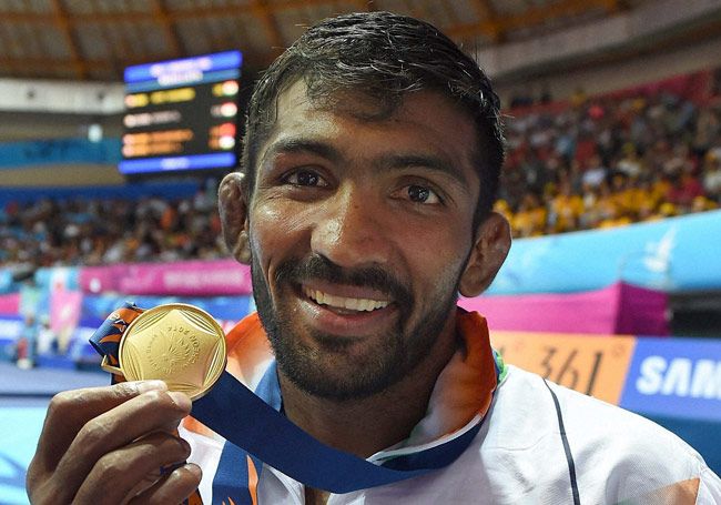 In pics: Yogeshwar Dutt wins gold at Asian Games | IndiaToday