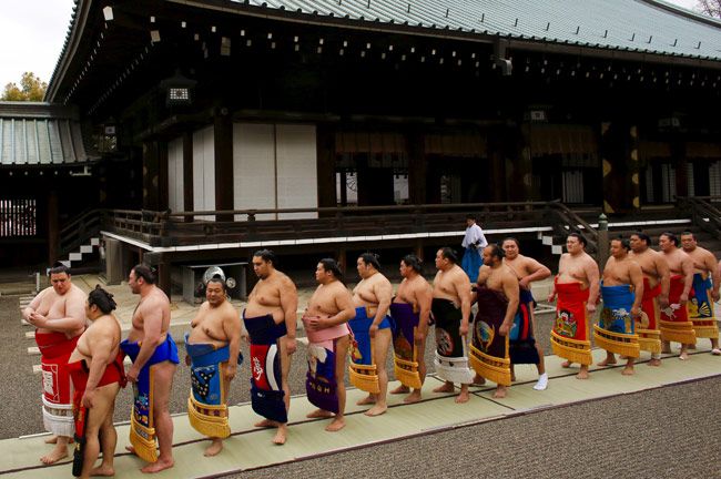 In pictures: The Honozumo ceremonial sumo tournament | IndiaToday