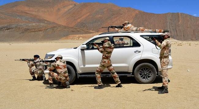 In Pics: ITBP troops show off high-end SUVs on India-China border ...