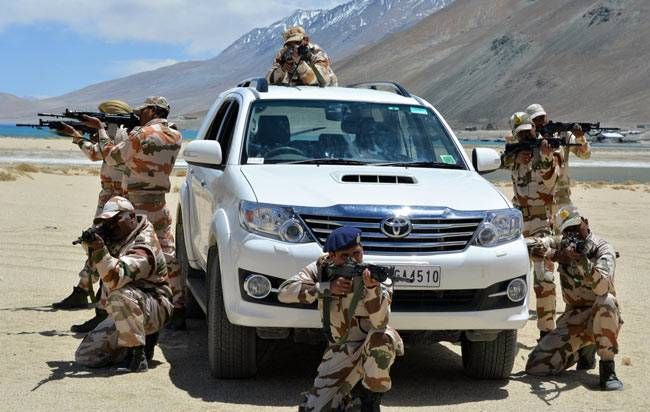 In Pics: ITBP troops show off high-end SUVs on India-China border ...