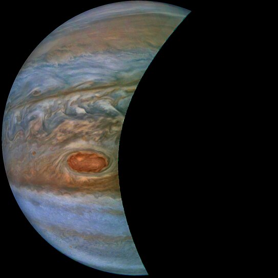 Jupiter's north pole, clouds, storms, true colour, cyclones | IN ...