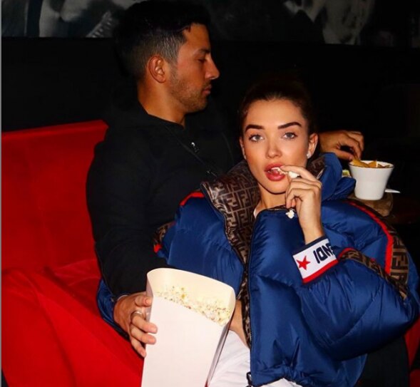 Amy Jackson and boyfriend George Panayiotou on cosy date. New pics from ...