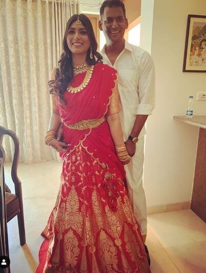 Vishal and Anisha are adorable in new unseen pics from engagement ...