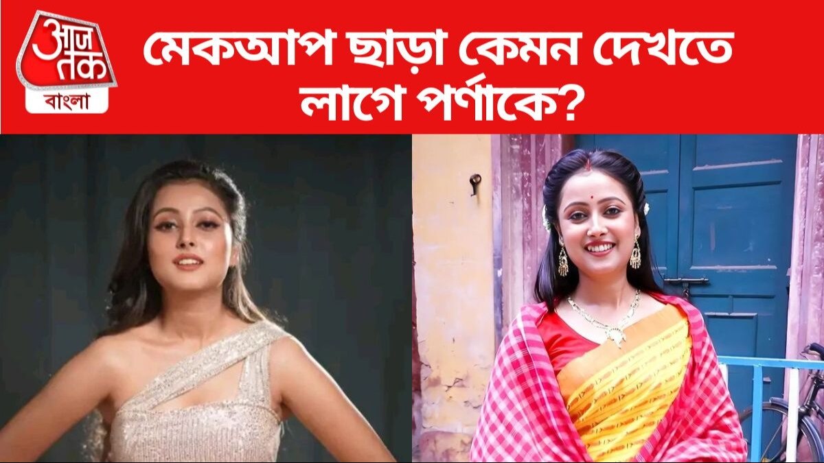 Neem Phuler Madhu: শাড়ি-টিপ-সিঁদুরে দর্শকদের প্রিয় 'পর্ণা', মেকআপ সরতেই কেমন দেখতে পল্লবীকে ...