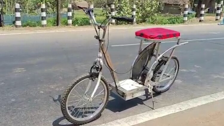 Battery Cycle: ইস্পাত মিস্ত্রি বানিয়ে ফেলল ব্যাটারি চালিত সাইকেল, দাম ...